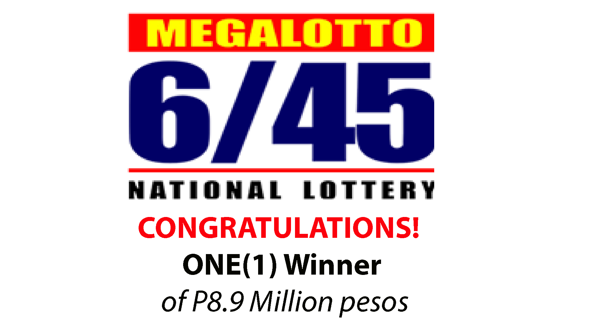 SOLO Mega lotto 6/45 Player Wins P8.9 Million Jackpot Prize on June 24 ...