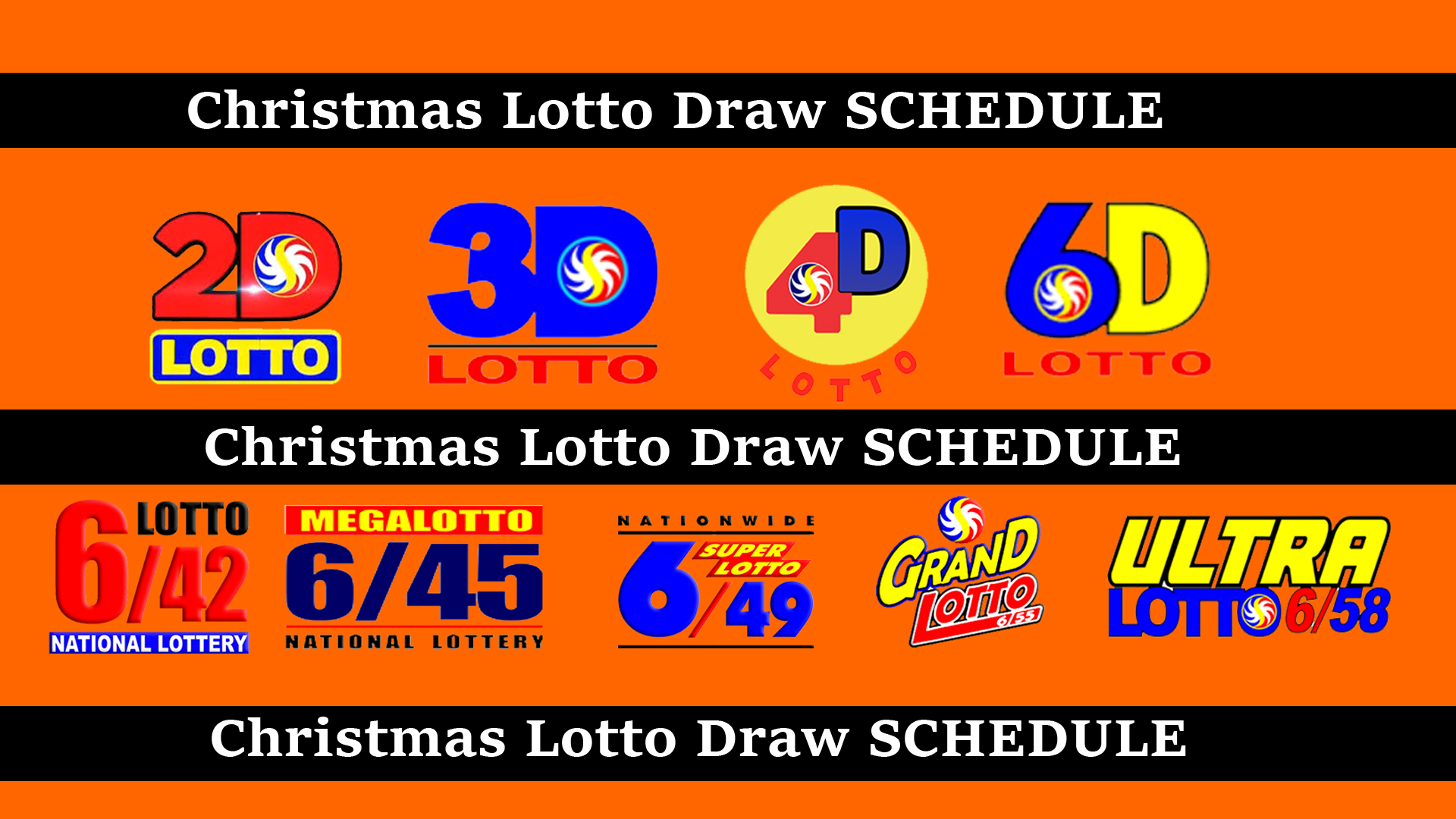 Official PCSO Announcement: Dec 24,2021 and Christmas Lotto Draw Schedules